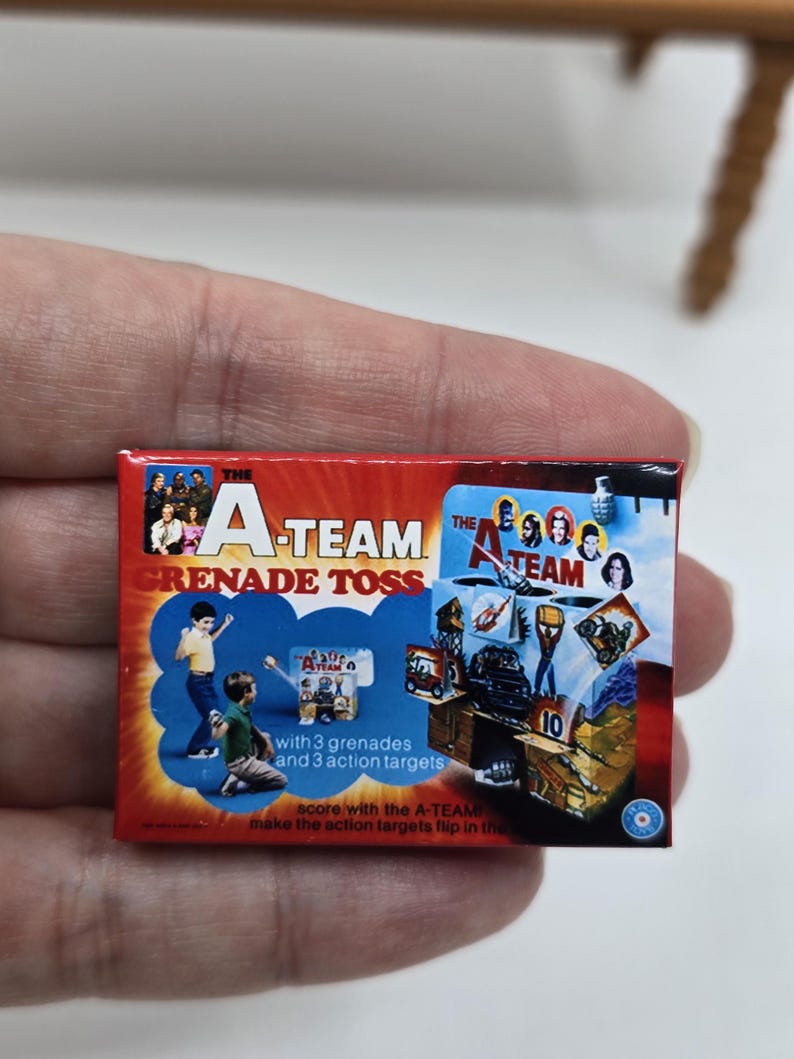 A-team Miniature Scale Custom Box A-TEAM HQ - GMC B.A.'S Mr. T Van ...
