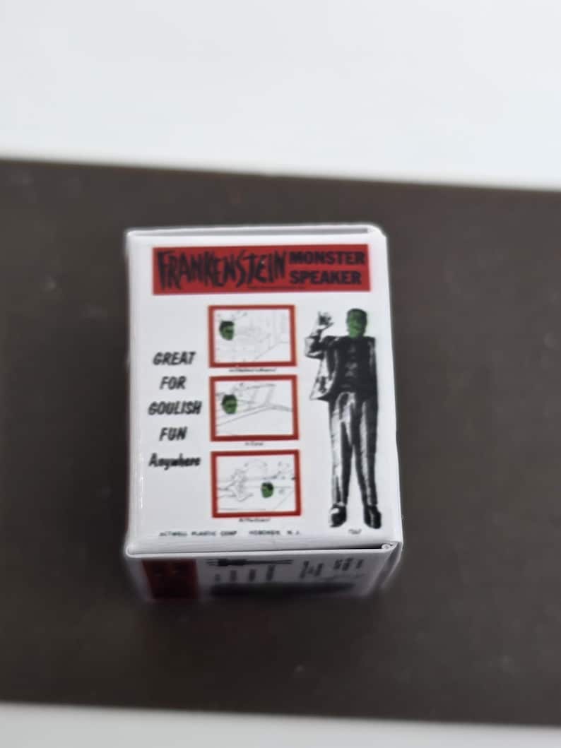 1:12 Scale Miniature Frankenstein Head Monster Speaker 3D Print Mini ...