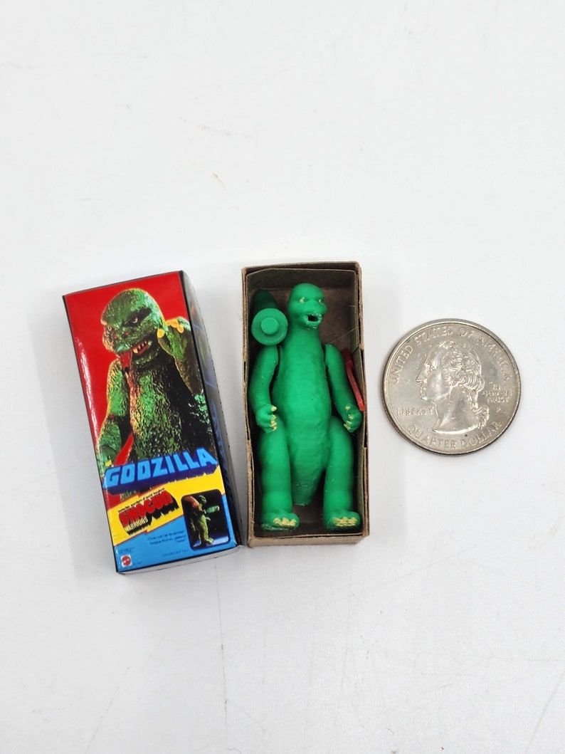 1:12 Shogun Warriors Godzilla & Rodan Custom 3D Print Mini Figure in ...