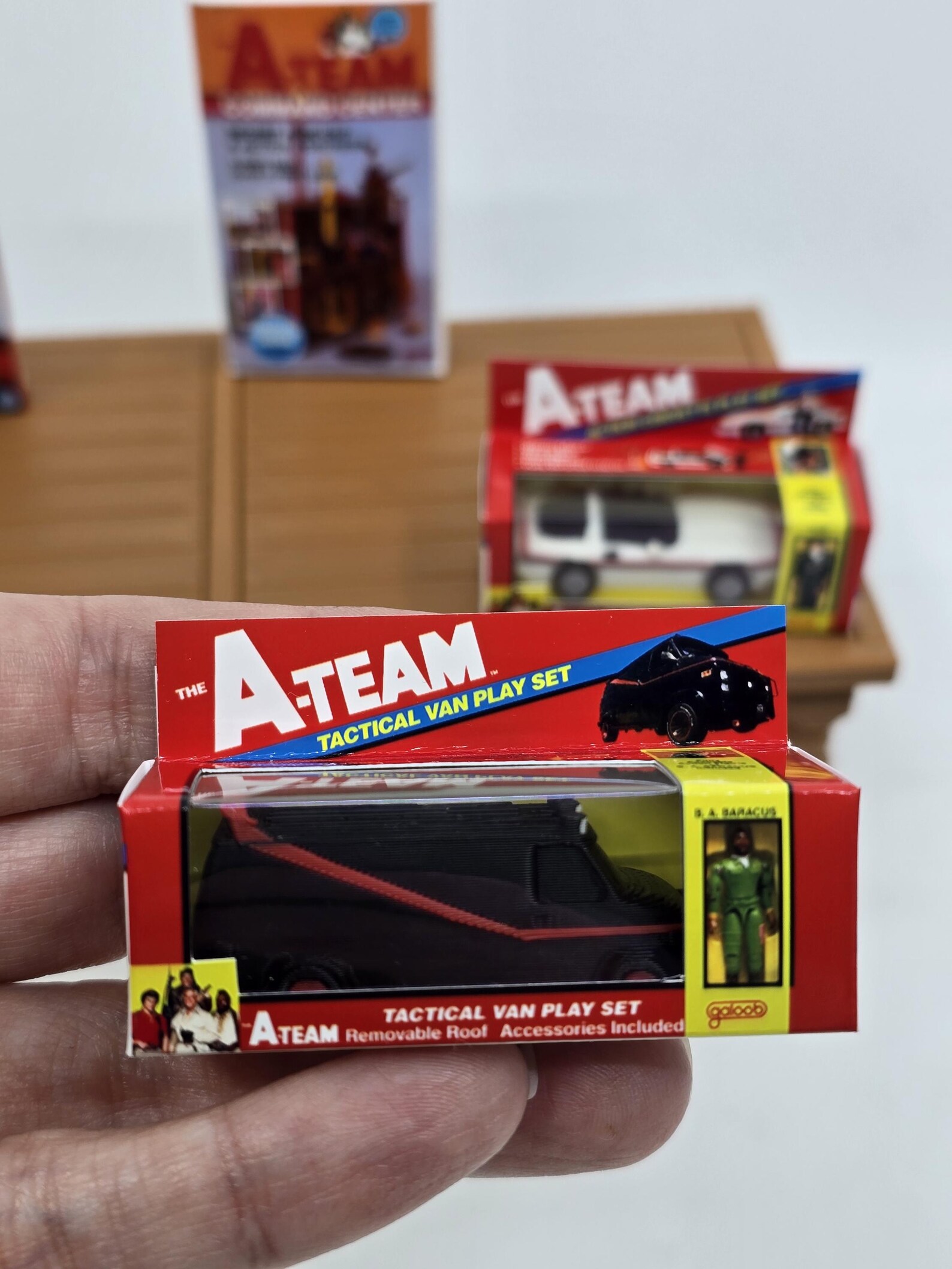 A-team Miniature Scale Custom Box A-TEAM HQ - GMC B.A.'S Mr. T Van ...