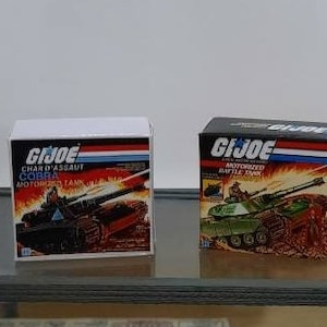 1:12 GI Joe SINGLE BOX Fan Art Miniature Box G.I. Joe Mobat Tank or ...