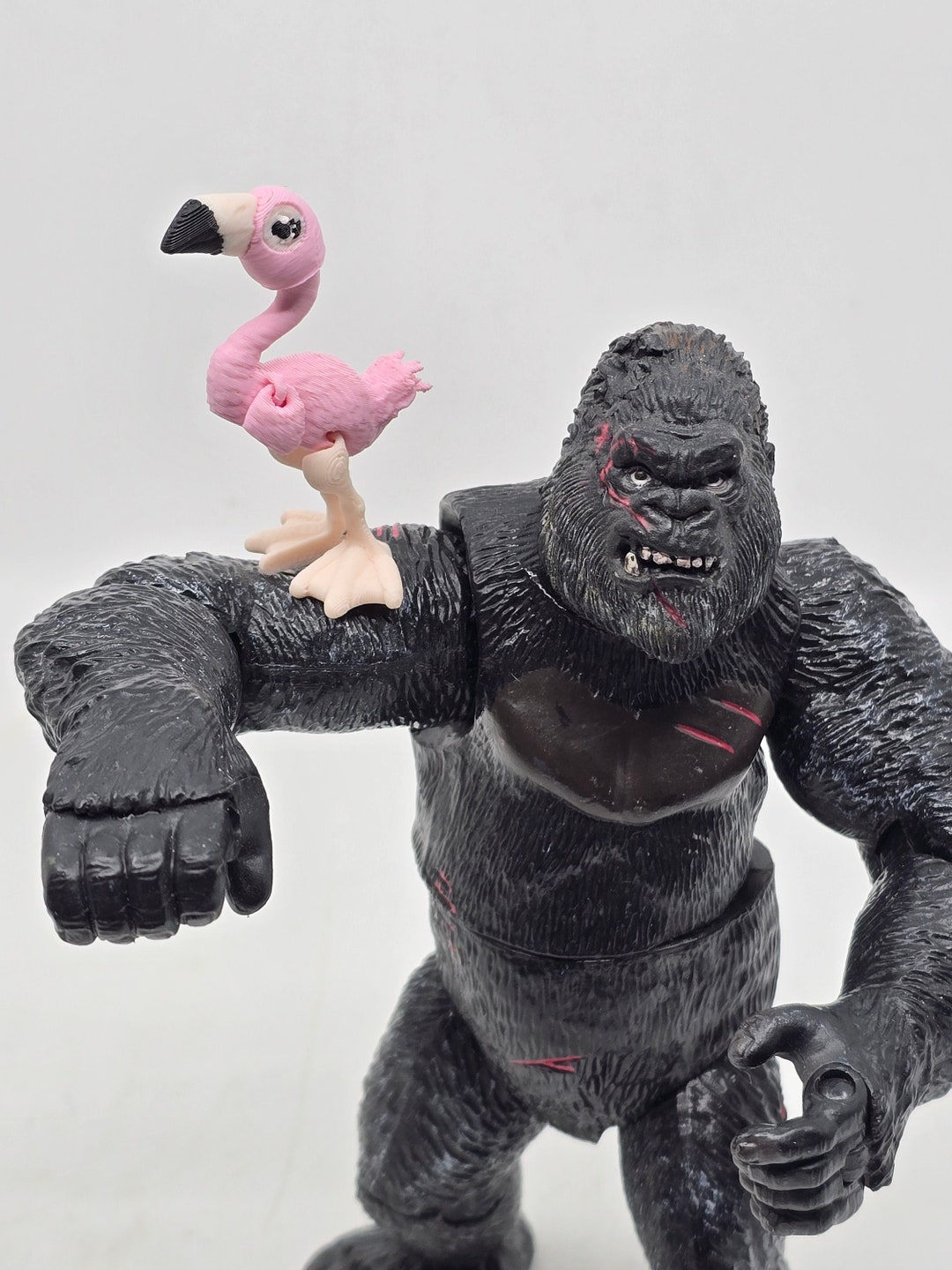 1:18 Scale Pink Flamingo Miniature Mini 3D Print Articulated Printed 3 ...