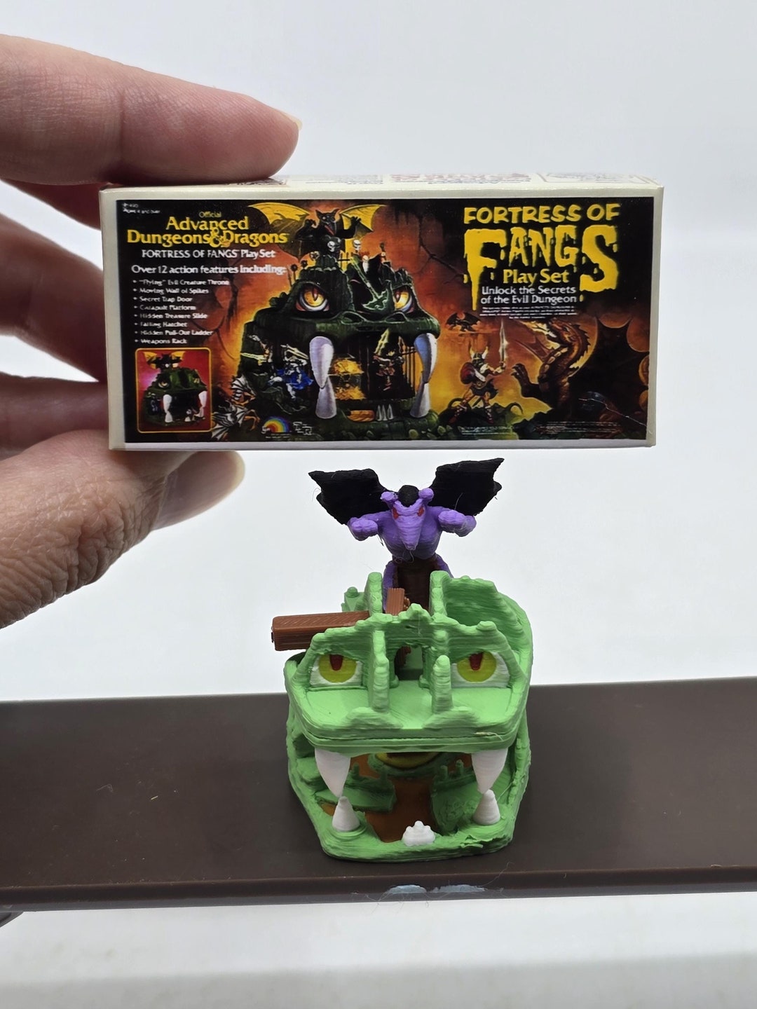 1:12 AD&D Miniature Scale 3-D Print of Fortress of Fangs Playset With ...