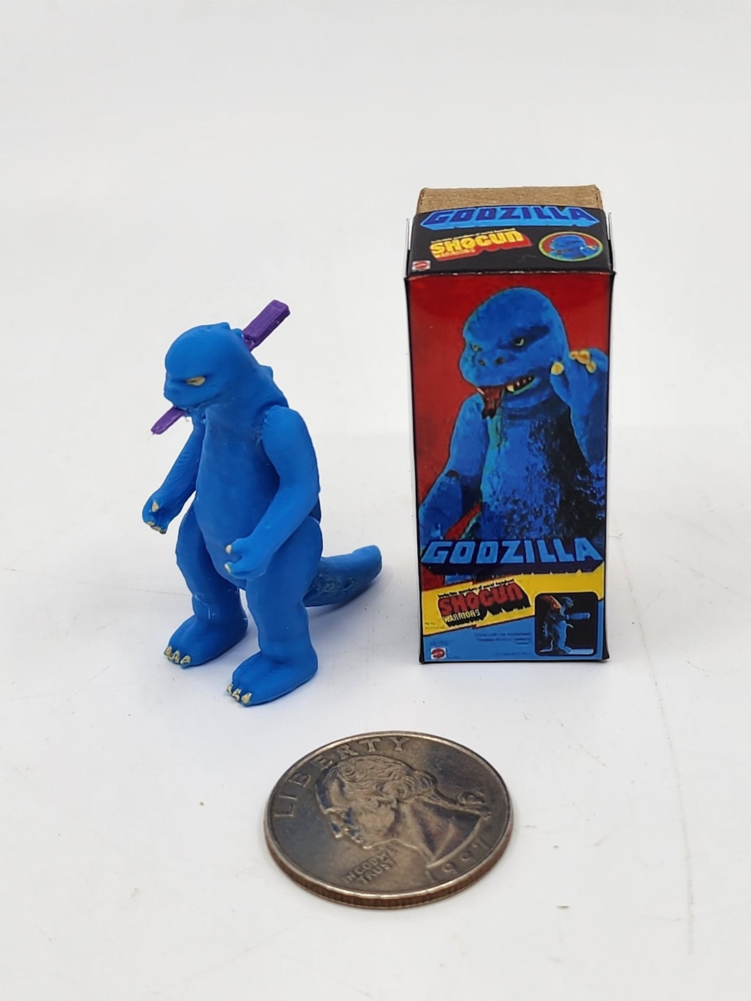 BLUE 1:12 Shogun Warriors Atomic Breath Godzilla Custom 3D Print Mini ...