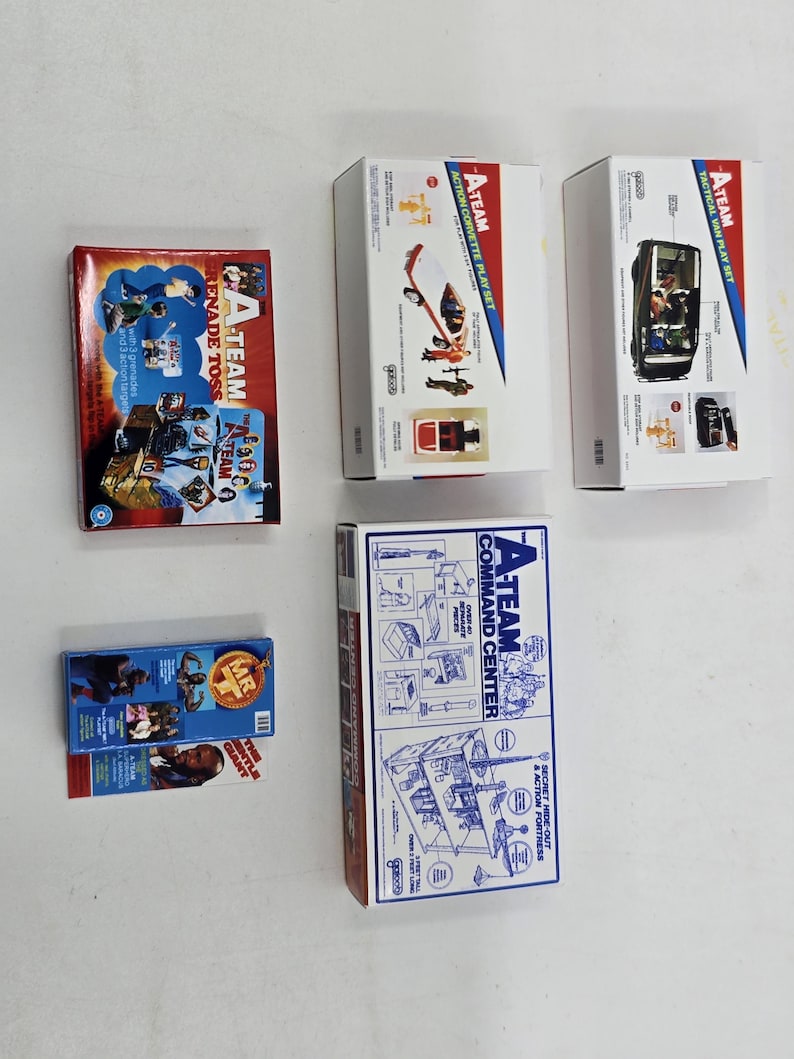 A-team Miniature Scale Custom Box A-TEAM HQ - GMC B.A.'S Mr. T Van ...