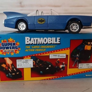 Hot Wheels SUPERPOWERS Fan Art Miniature Box Batmobile Super Powers 1:6 ...