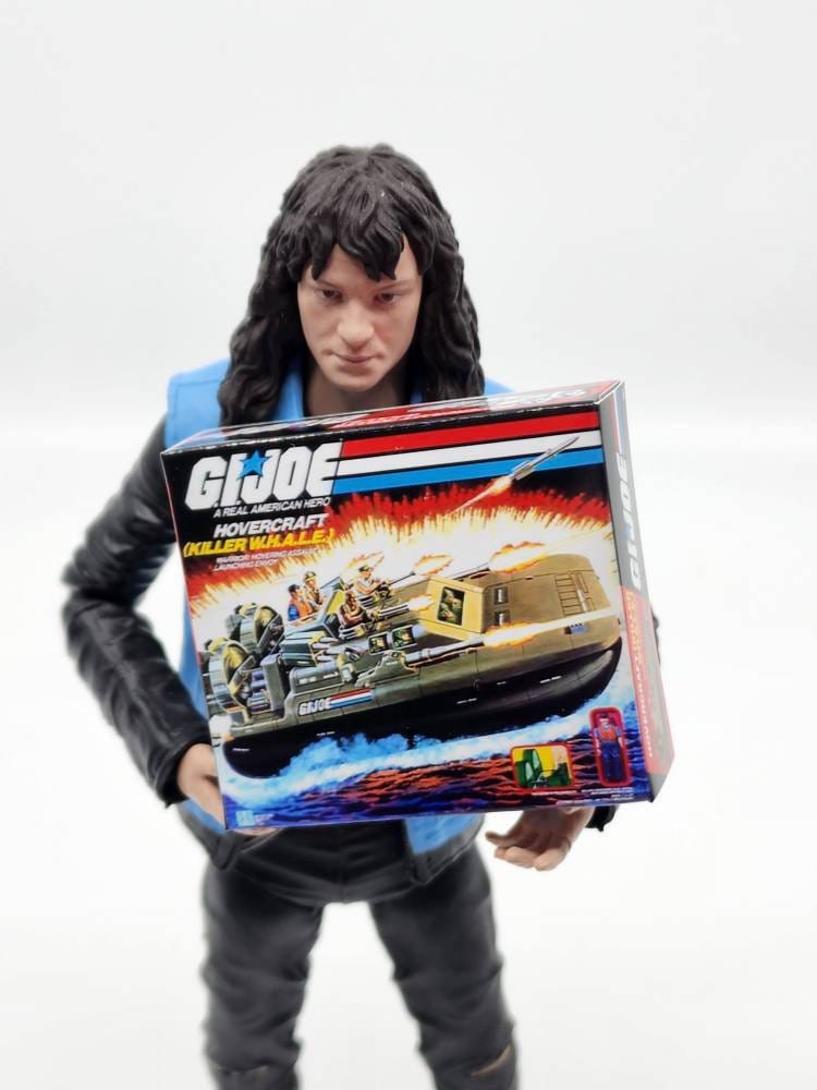 G.I. Joe Custom 1:12 Scale Miniature KILLER WHALE HOVERCRAFT Retro ...