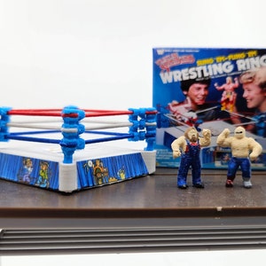 1:12 WWF LJN Ring Custom 3D Print Mini Sling 'em Fling 'em Ring in ...