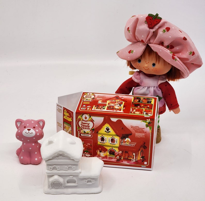 1:12 Strawberry Shortcake 3D Print Attic Berry Happy Home Retro Mini ...
