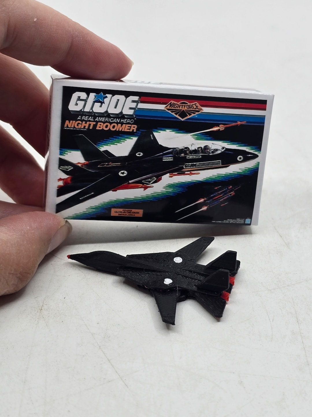 G.I. Joe Custom 1:12 Scale 3D Print Military Combat Jet With Box ...
