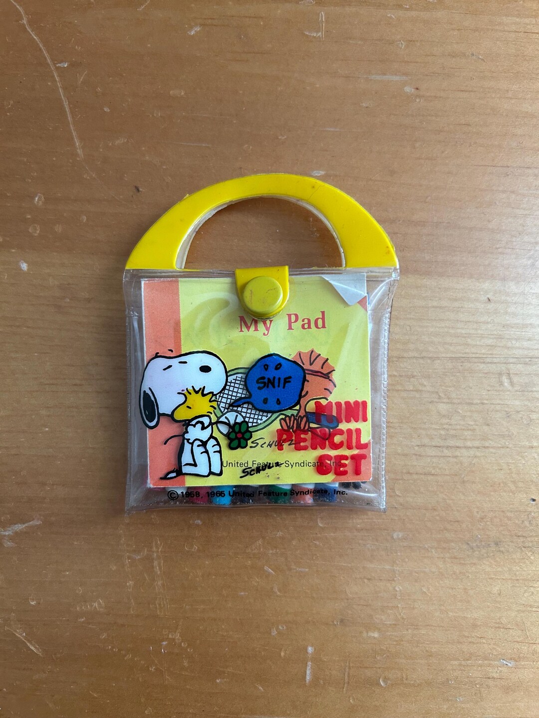Snoopy Mini Pencil Set 1965 - Etsy