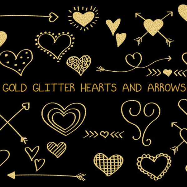 Glitter Arrows - Etsy