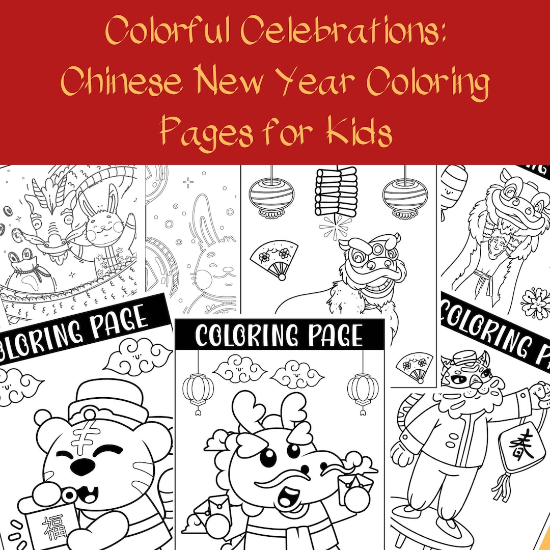 Chinese New Year Coloring Pages, Chinese New Year Kids Activities, Year ...