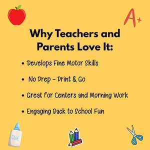 Back to School Dot Marker Pages – BTS Themed Printables for Preschool ...