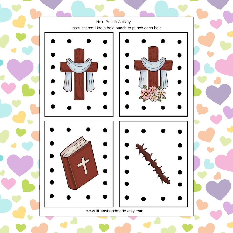 Easter Hole Punch Activities Preschool, Fine Motor Skills Activity ...