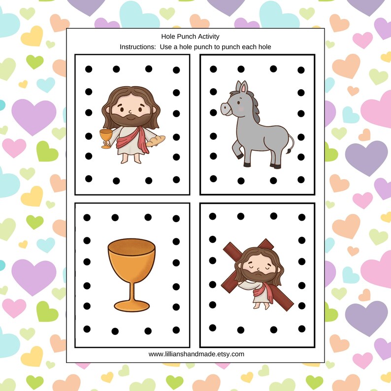 Easter Hole Punch Activities Preschool, Fine Motor Skills Activity ...