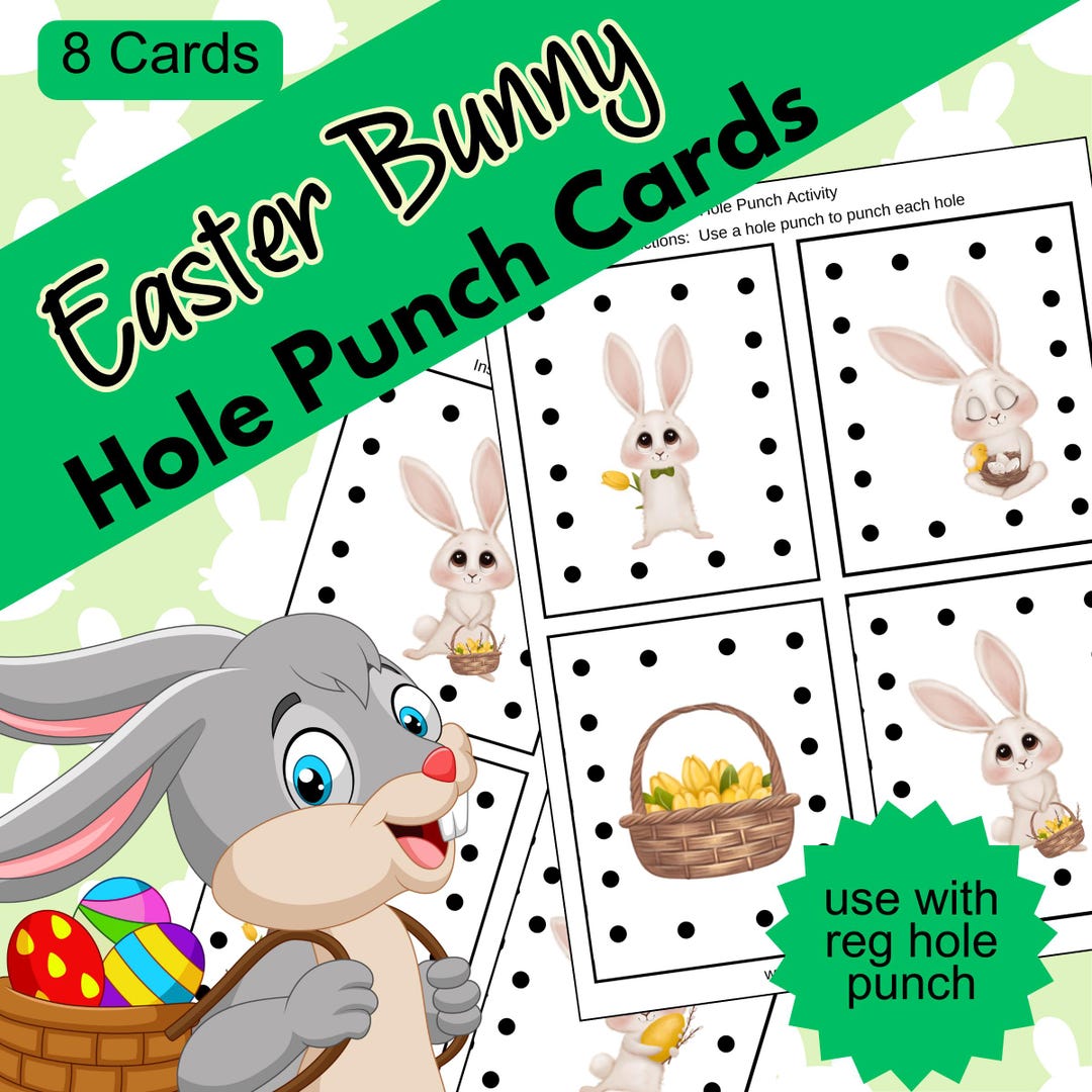 Easter Hole Punch Activities Preschool, Fine Motor Skills Activity ...