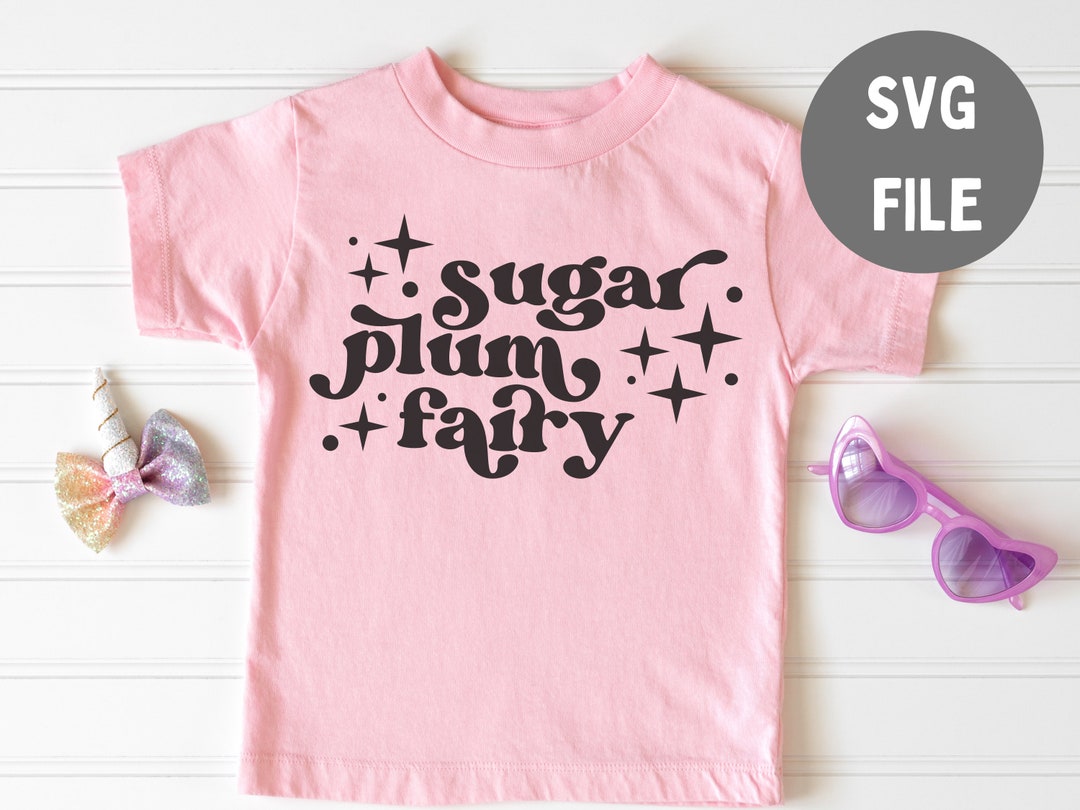 Sugar Plum Fairy SVG / Little Girl Christmas / Cute Girl Christmas SVG ...