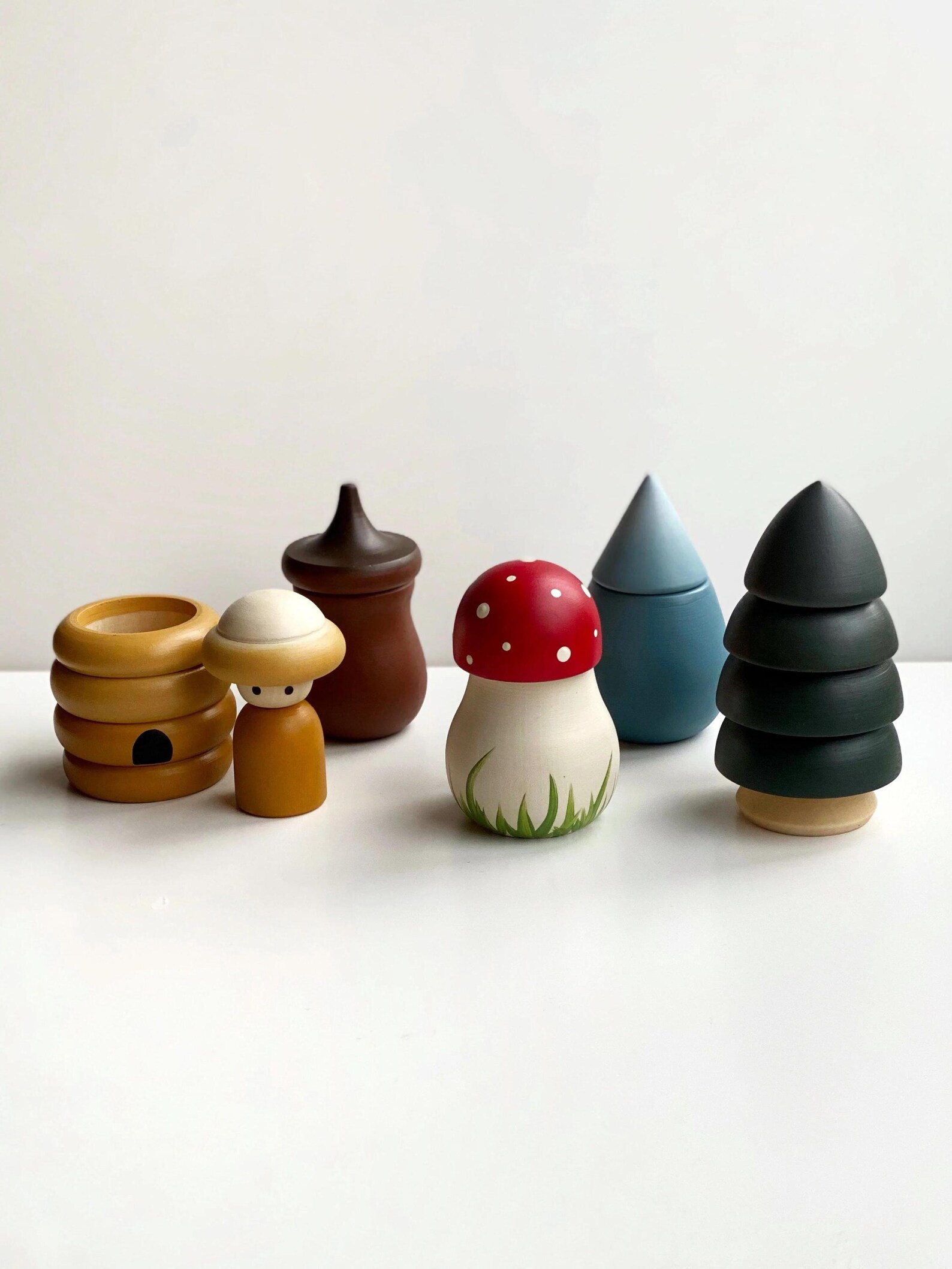 Hats off Nature Friend Peg Dolls in Cups - Etsy