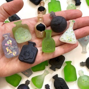 Mini Resin Potion Bottle Set - Etsy