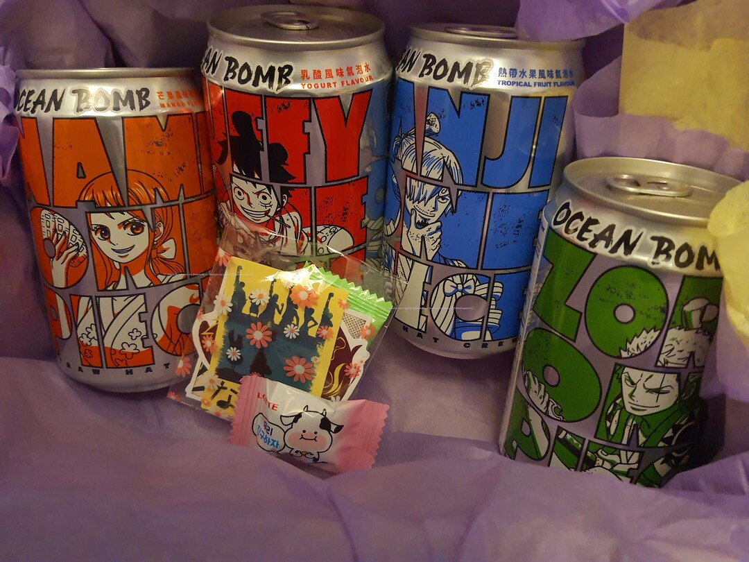 Anime Bebidas One Piece Luffy Zoro Nami Sanji Sweet Soda - Etsy España