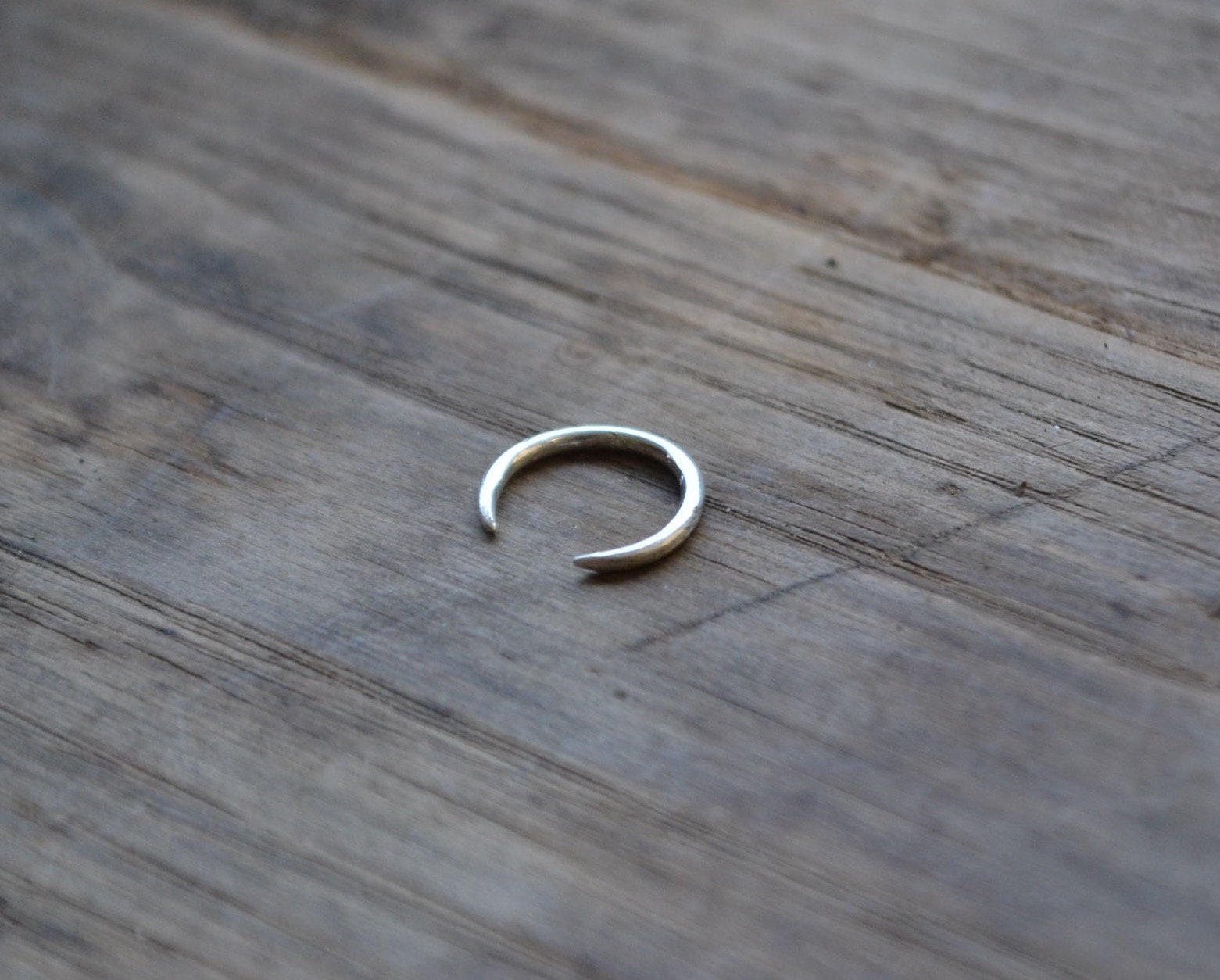 Sterling Silver Septum Ring 16 Gauge Septum Ring Open Nose - Etsy