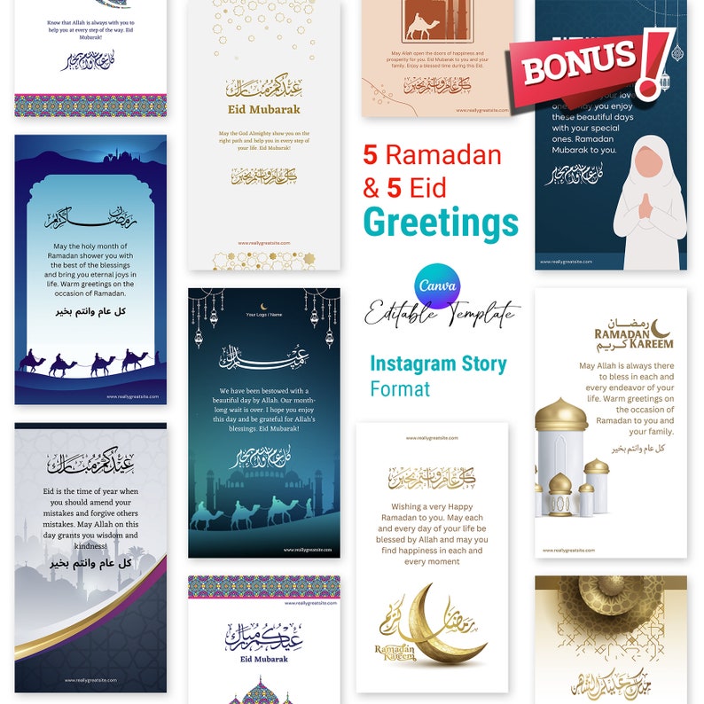 30 Ready-made Islamic Ramadan Content - Carousel Instagram Post - Etsy