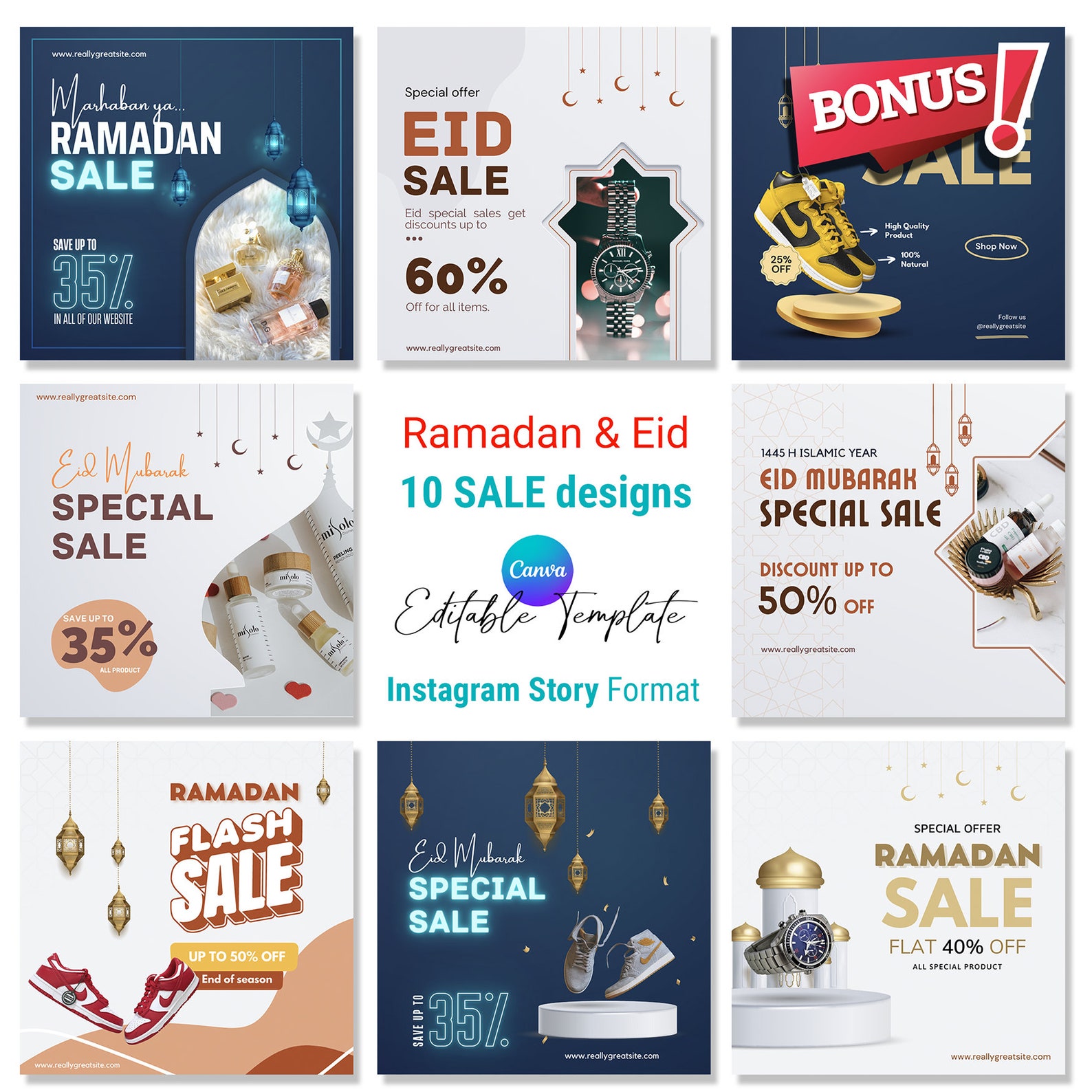30 Ready-made Islamic Ramadan Content - Carousel Instagram Post - Etsy
