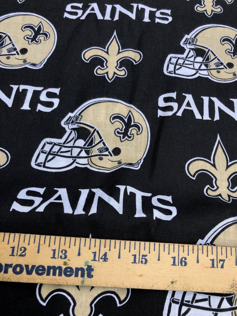 New Orleans Saints NFL Football Cotton Fabric 1 Yard X 58 - Etsy