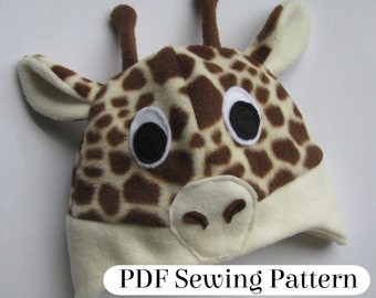 Fleece Fox Hat PDF Sewing Pattern Woodland Animal Costume - Etsy