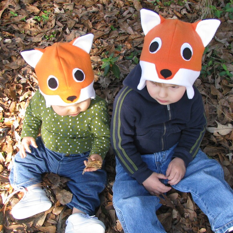 Fleece Fox Hat - PDF Sewing Pattern - Woodland Animal Costume - Etsy