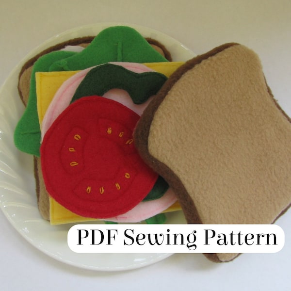Felt Food Pattern - Etsy