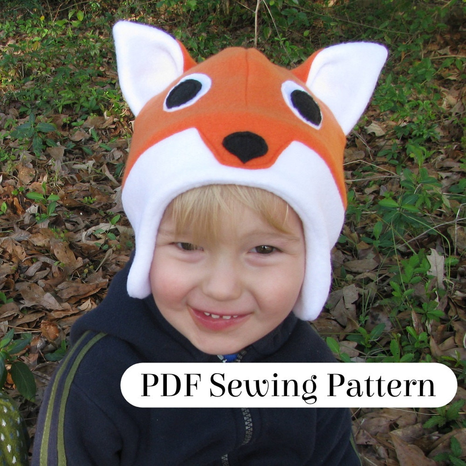 Fleece Fox Hat - PDF Sewing Pattern - Woodland Animal Costume - Etsy