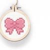 Literally Just a Girl Bow Cross Stitch Pattern - Etsy