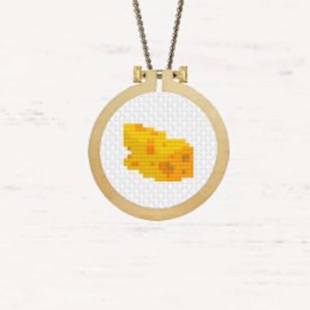 Cheese Cross Stitch Pattern Dairy Food Digital PDF File Simple Cross ...
