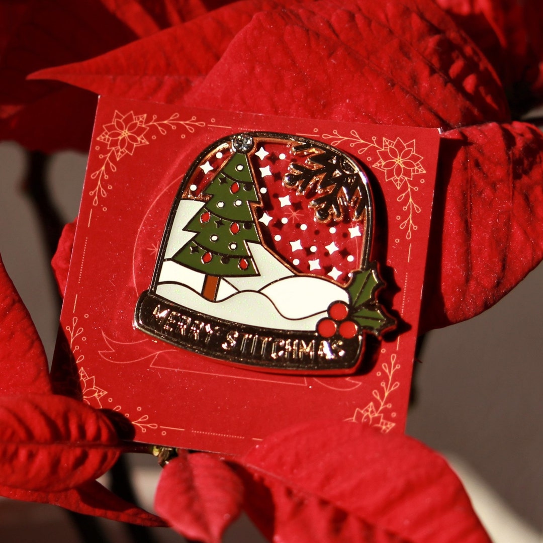 Snowglobe Needle Minder / Christmas Needle Minder / Winter Seasons ...