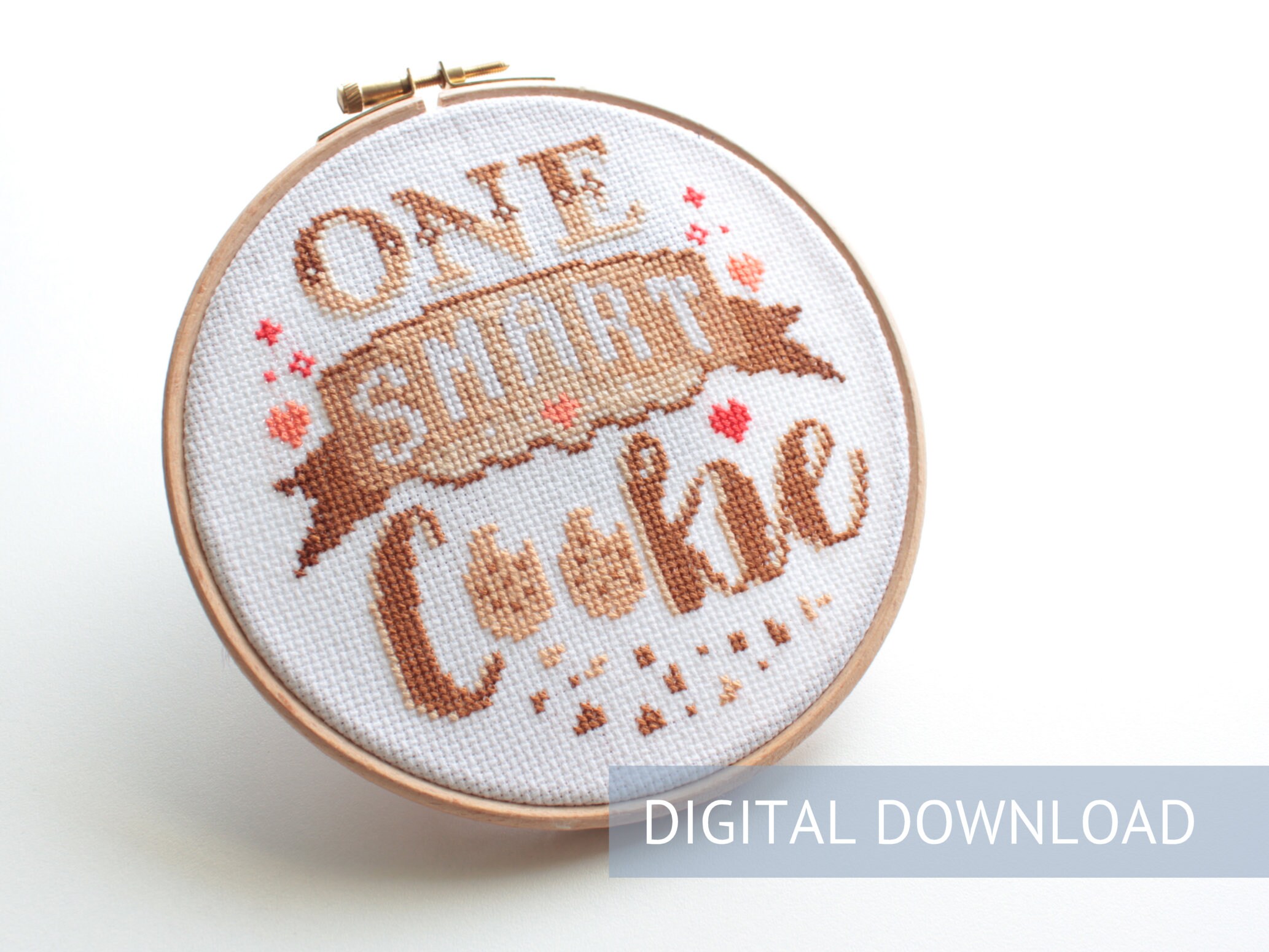 Cross Stitch Pattern, One Smart Cookie, Graduation Gift, Graduation ...