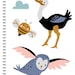 Kids Growth Chart Cross Stitch Pattern PDF, Popular Animals Instant ...