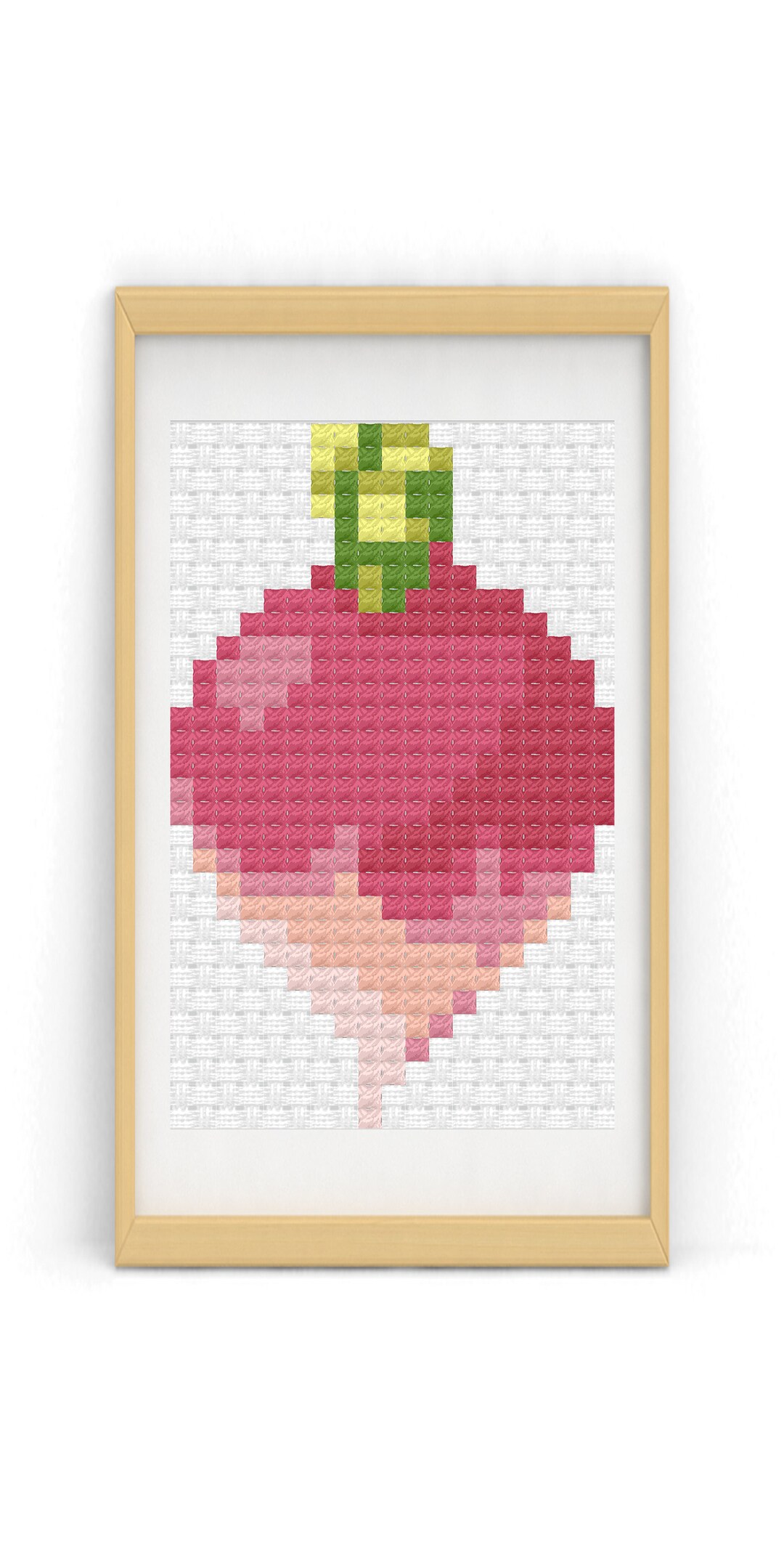 Radish Cross Stitch Pattern Radish Fresh Pattern Cultivated - Etsy