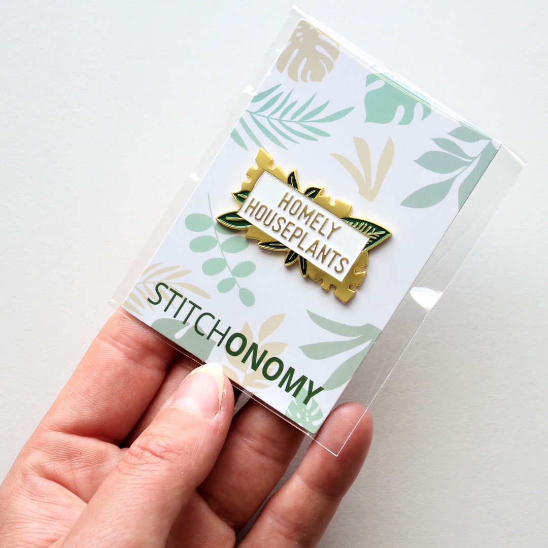 Homely Houseplant Needle Minder / Plants Needle Minder / Monstera ...