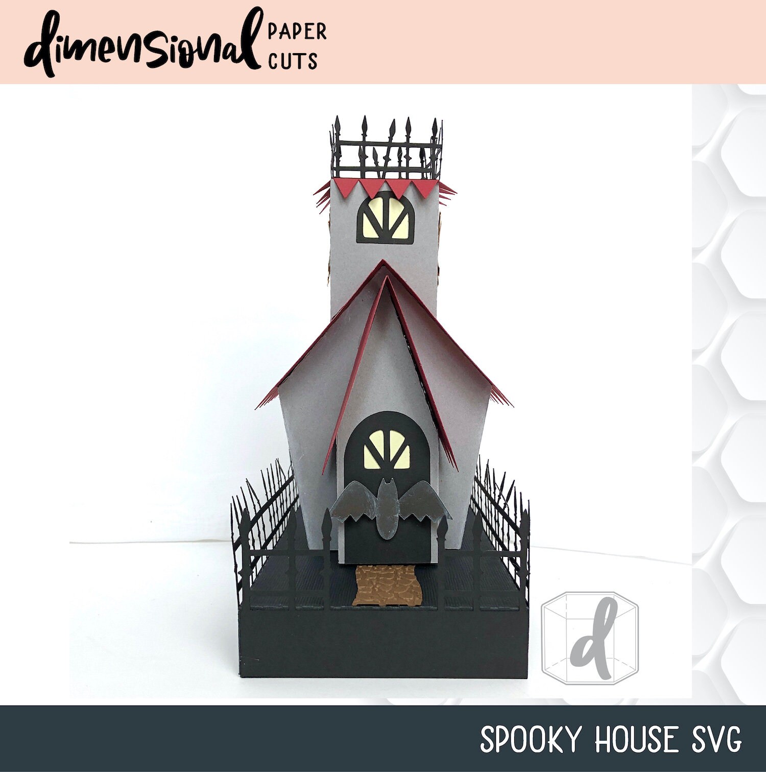 Spooky House Haunted House Svg Halloween Files Paper | Etsy