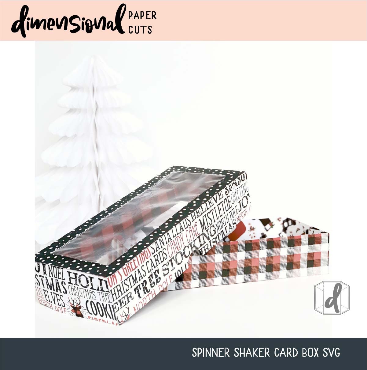 Spinner Shaker Card Box SVG for Slimline Cards Made With Your Cricut ...