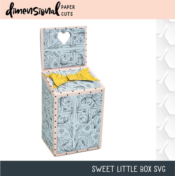 Sweet Little Box SVG Files for Papercraft Treat Box With | Etsy