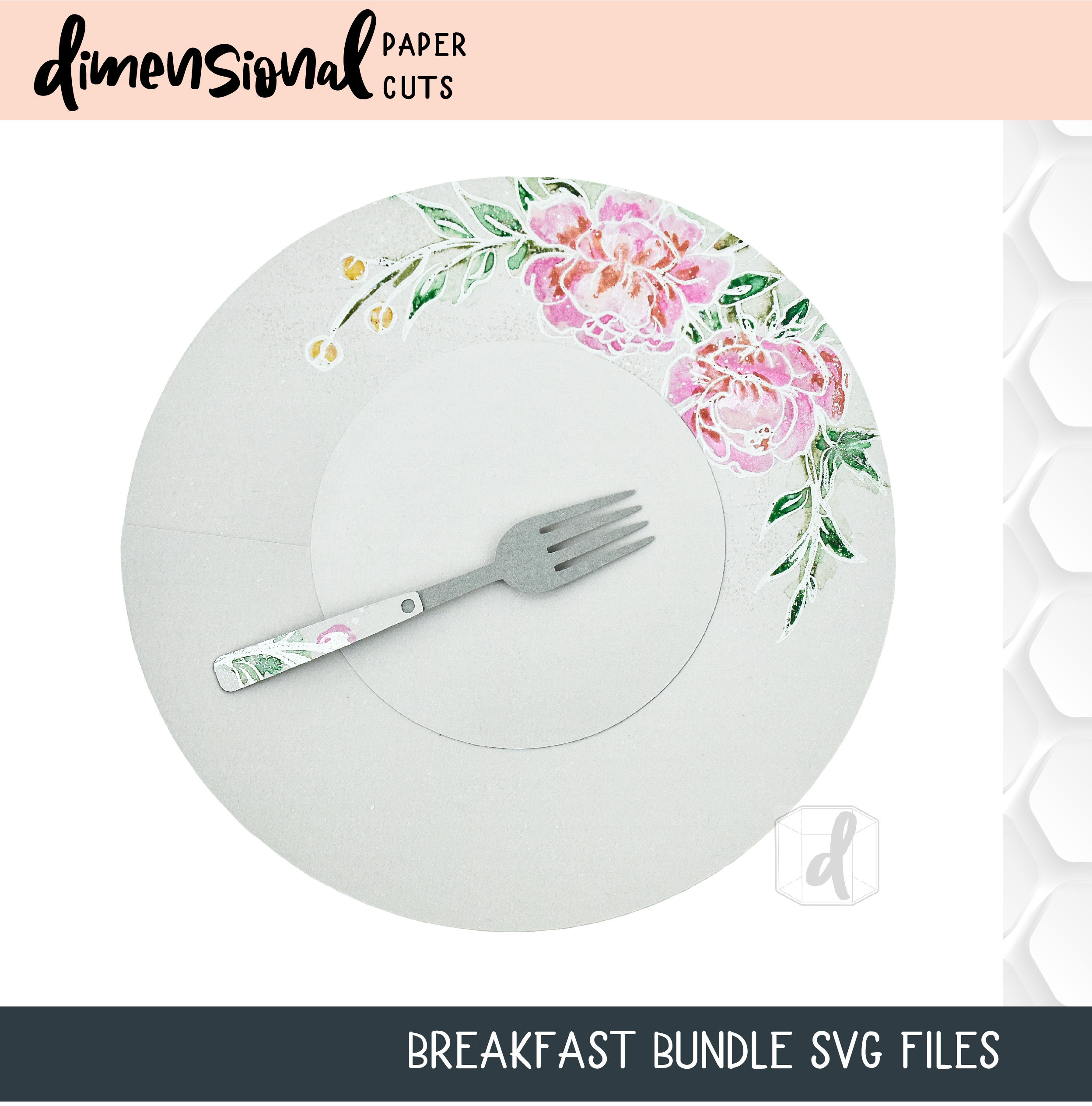Breakfast Bundle SVG Files Papercraft Project for Cricut or - Etsy