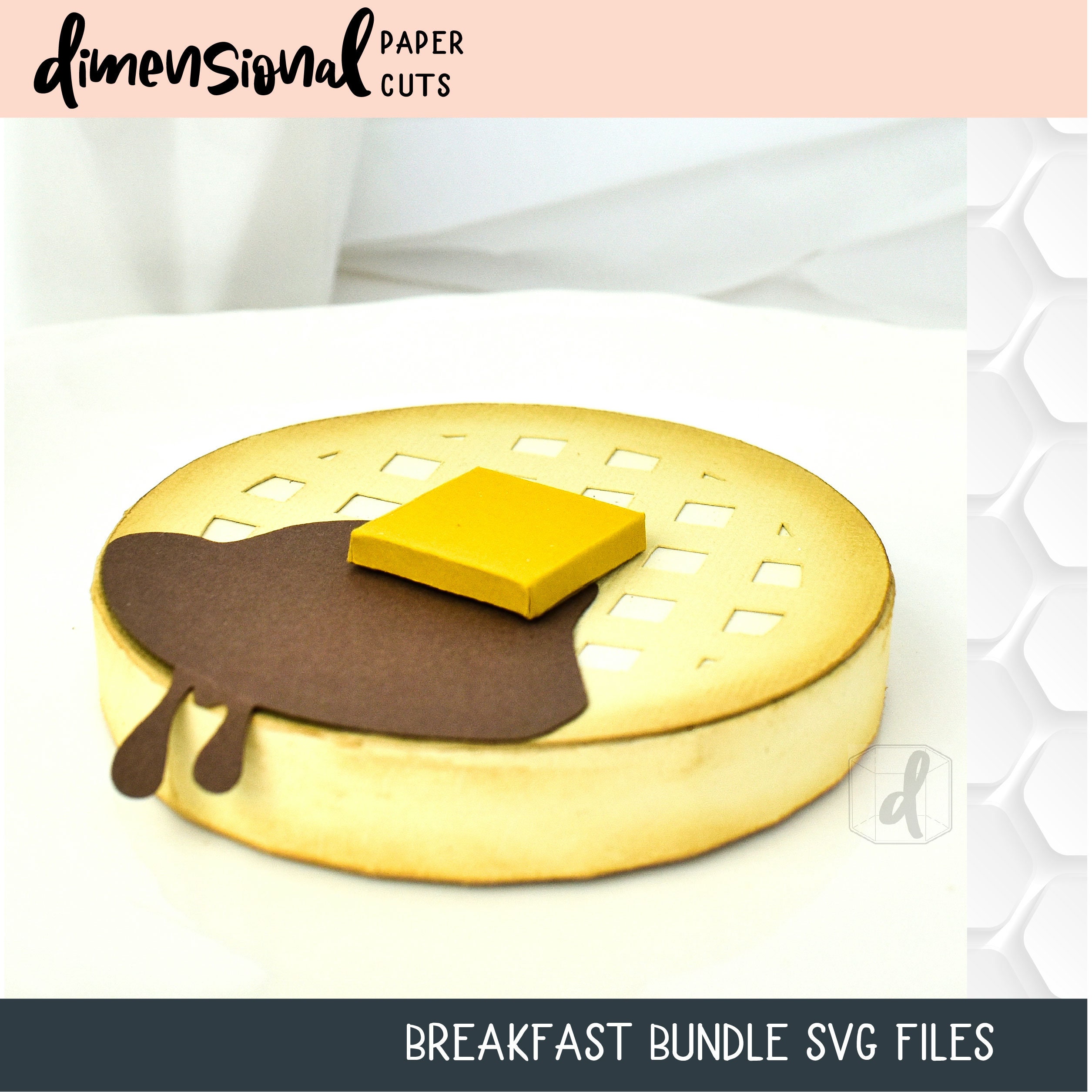 Breakfast Bundle SVG Files Papercraft Project for Cricut or - Etsy