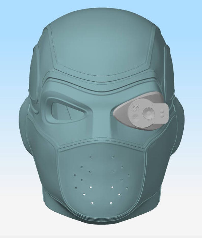 3D File Suicide Squad DeadShot Mask Helmet Printing Model | Etsy