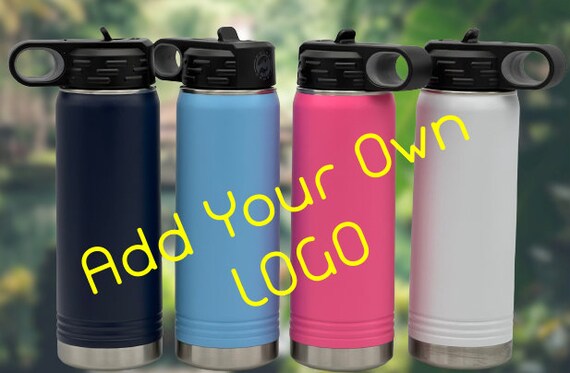 Company LOGO Personalized ENGRAVED Water Bottle Add a Name | Etsy