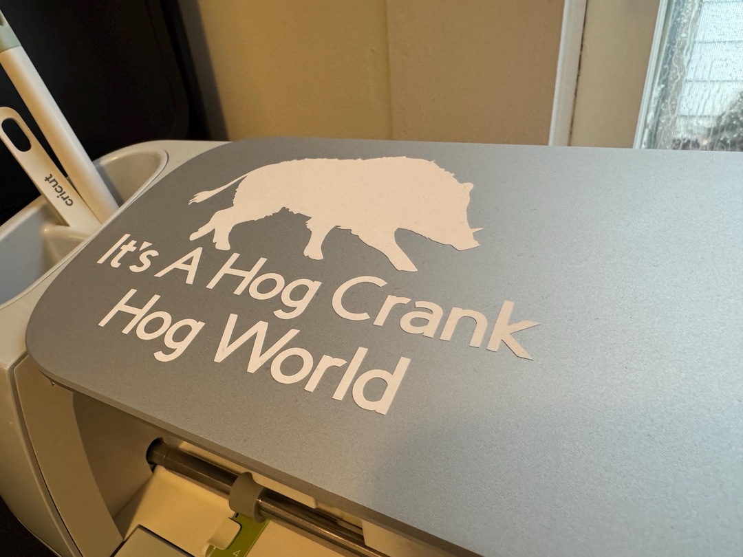Hog Crank Hog World Vinyl Decal - Etsy