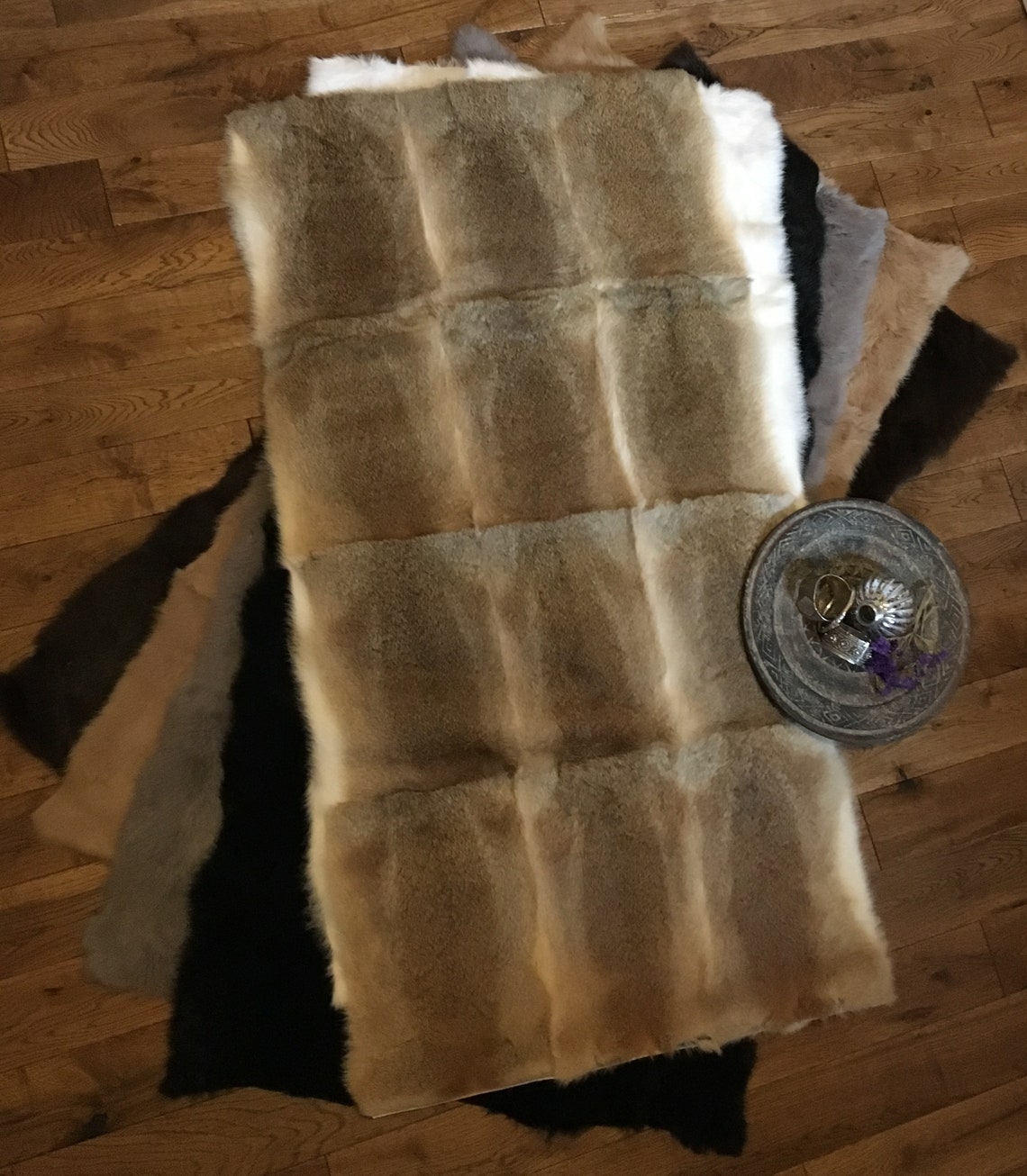 Luxury Real Rabbit Fur Plate 120cmx60cm Tanned for Throws - Etsy