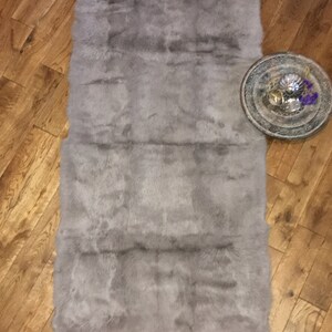 Luxury Real Rabbit Fur Plate 120cmx60cm Tanned for Throws, Blankets ...